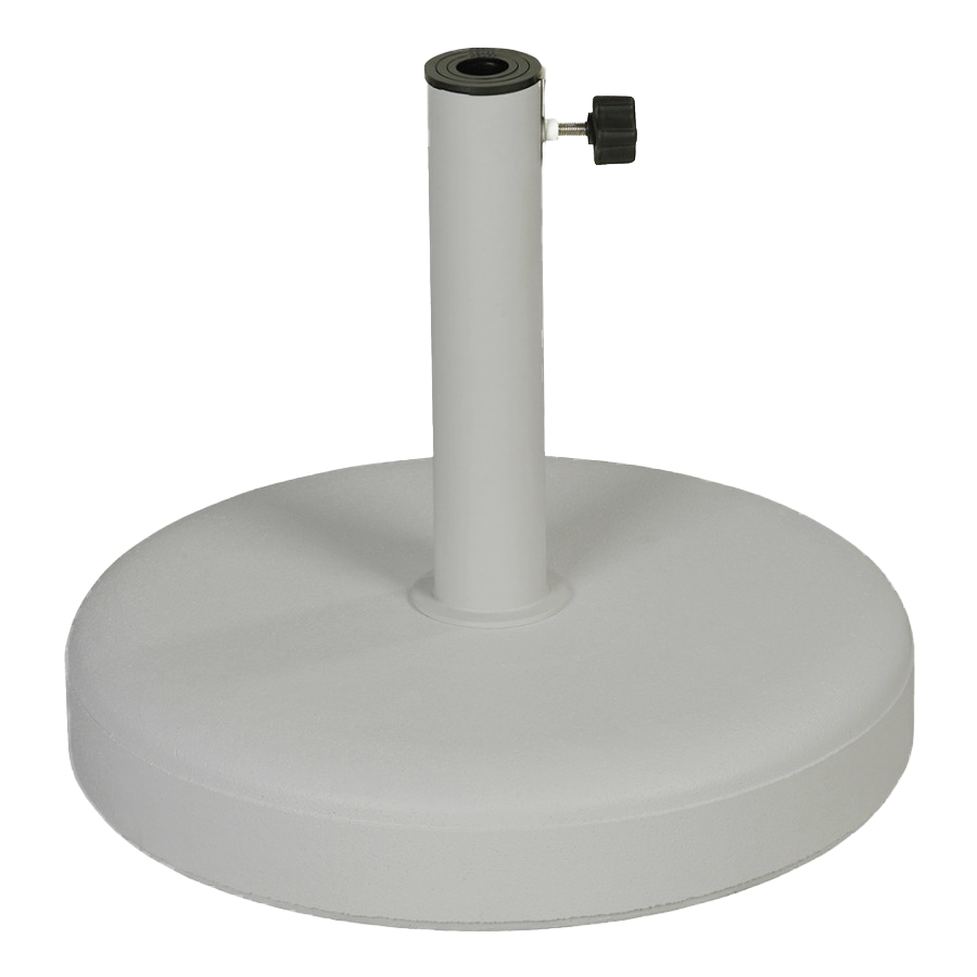 Socle béton 27kg avec tube inox 25-55mm